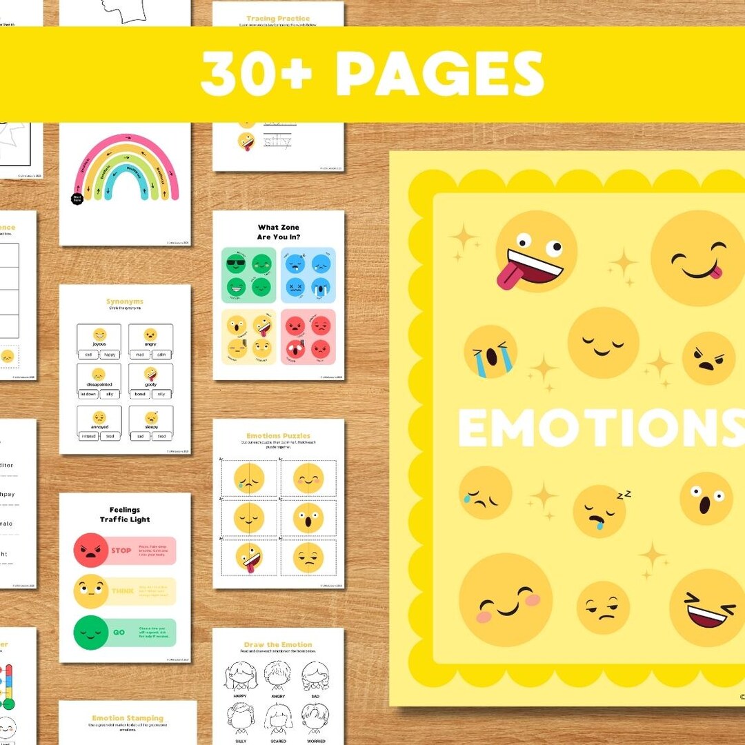 Emotions Morning Basket Homeschool Morning Menu Emotions Printable ...