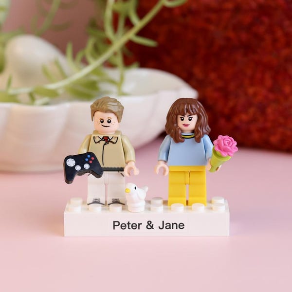Personalized Couple Legos Minifigures - Etsy