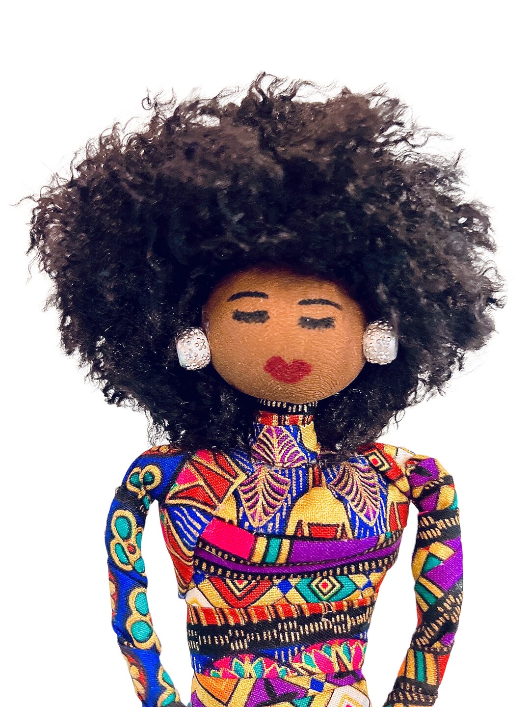 Black Doll, Black History Month, Handmade Doll, Doll Collector, Fabric ...