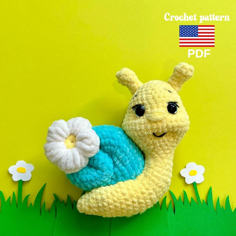 Snail Crochet Pattern - Etsy