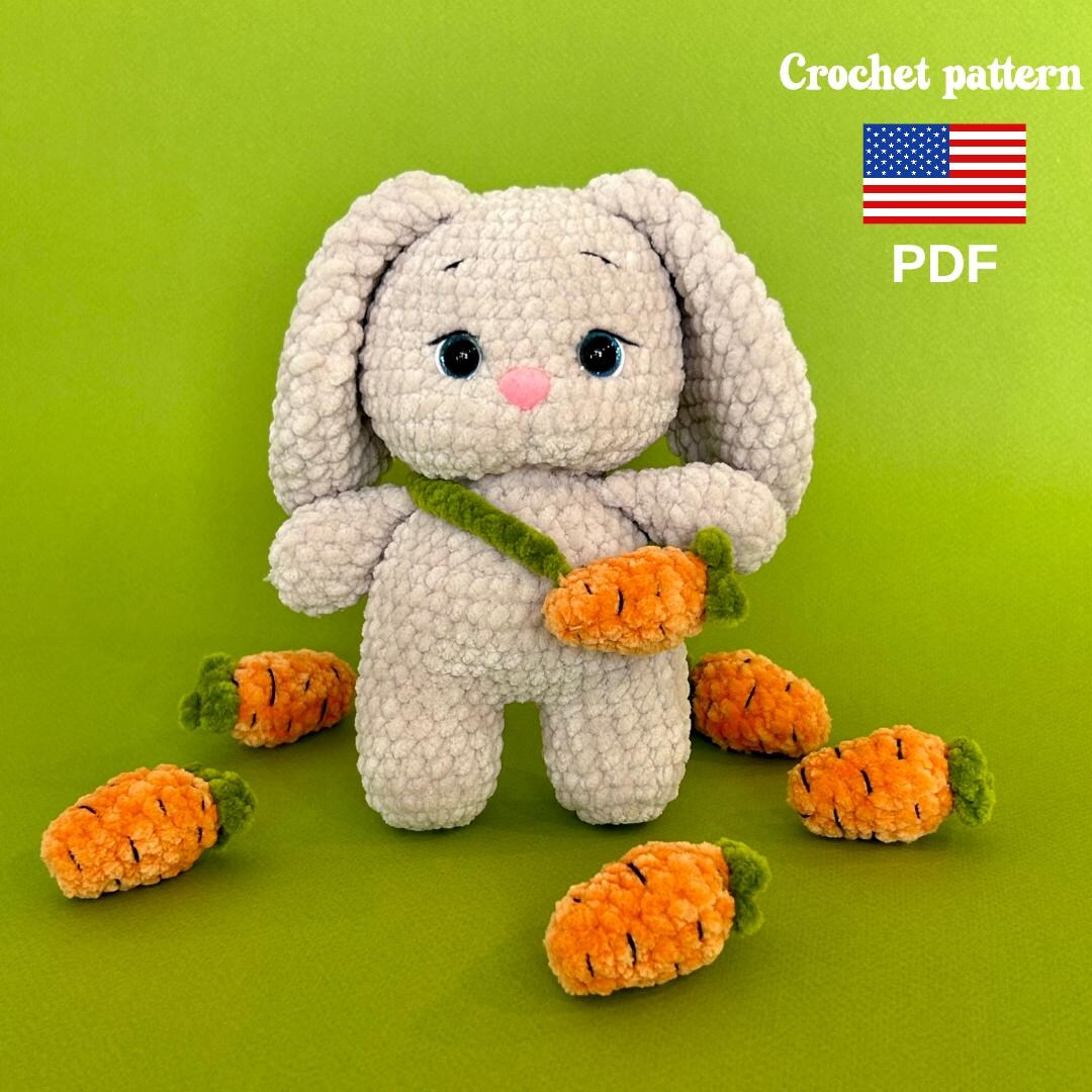 Crochet Bunny Pattern - Etsy