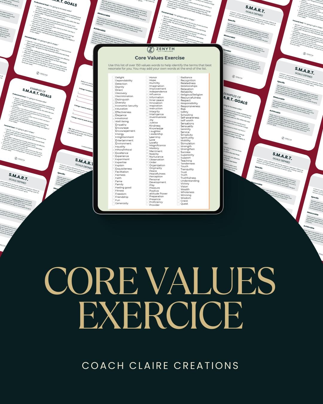 Core Values Exercise | Identify Your Core Values and Align Your Life ...