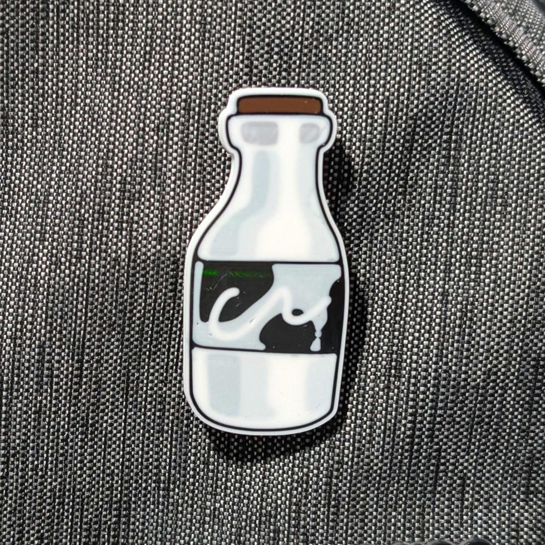 3D Printed Crelly Milk Bottle Pin - Etsy