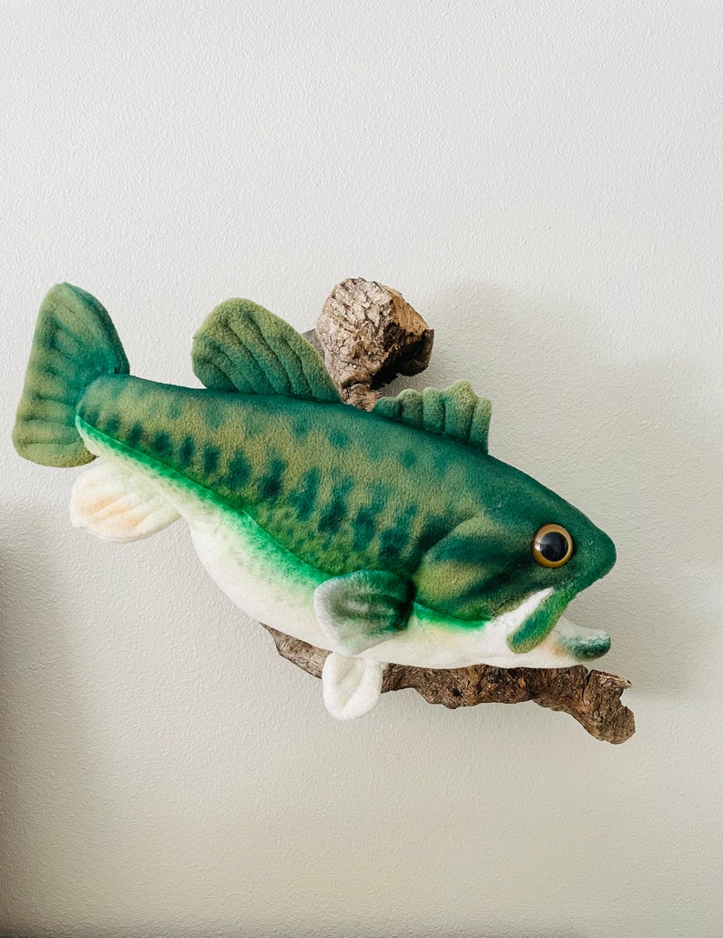 Plush Bass Wall Mount: Faux Taxidermy Nursery Decor - Etsy