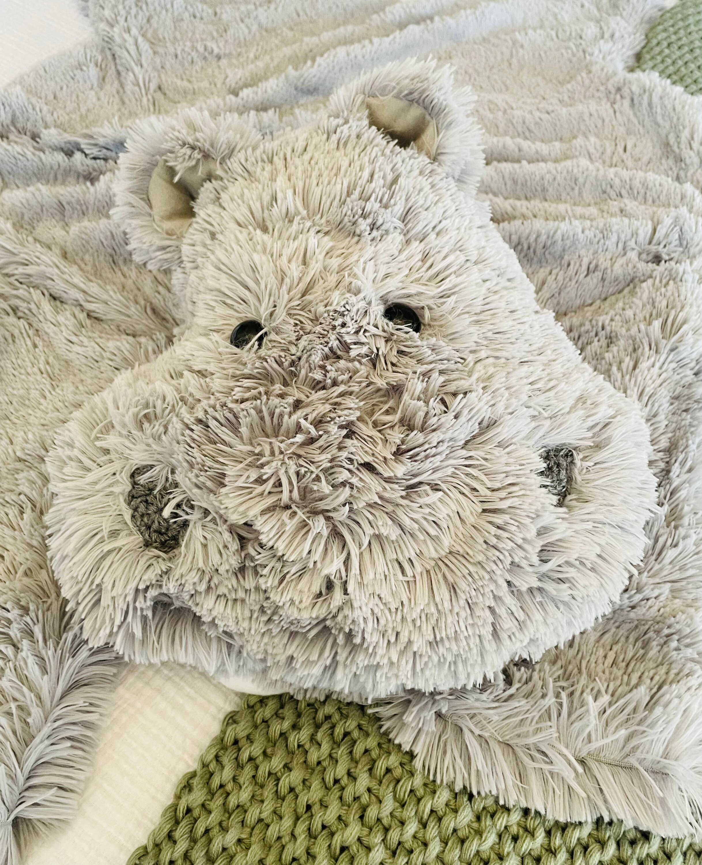 Hippo Rug Minky Hippopotamus Blanket Nursery Room Decor - Etsy