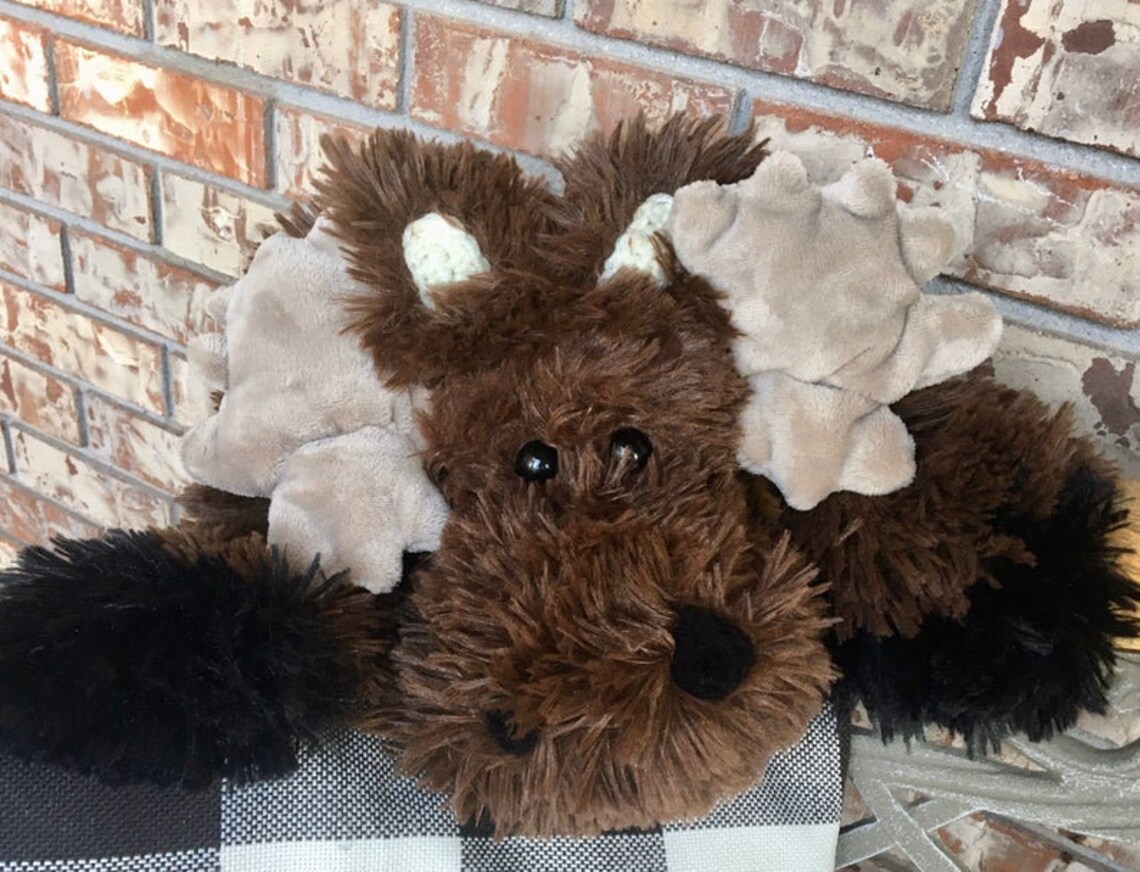 Moose Rug Medium Size Woodland Nursery Minky Blanket Boy - Etsy