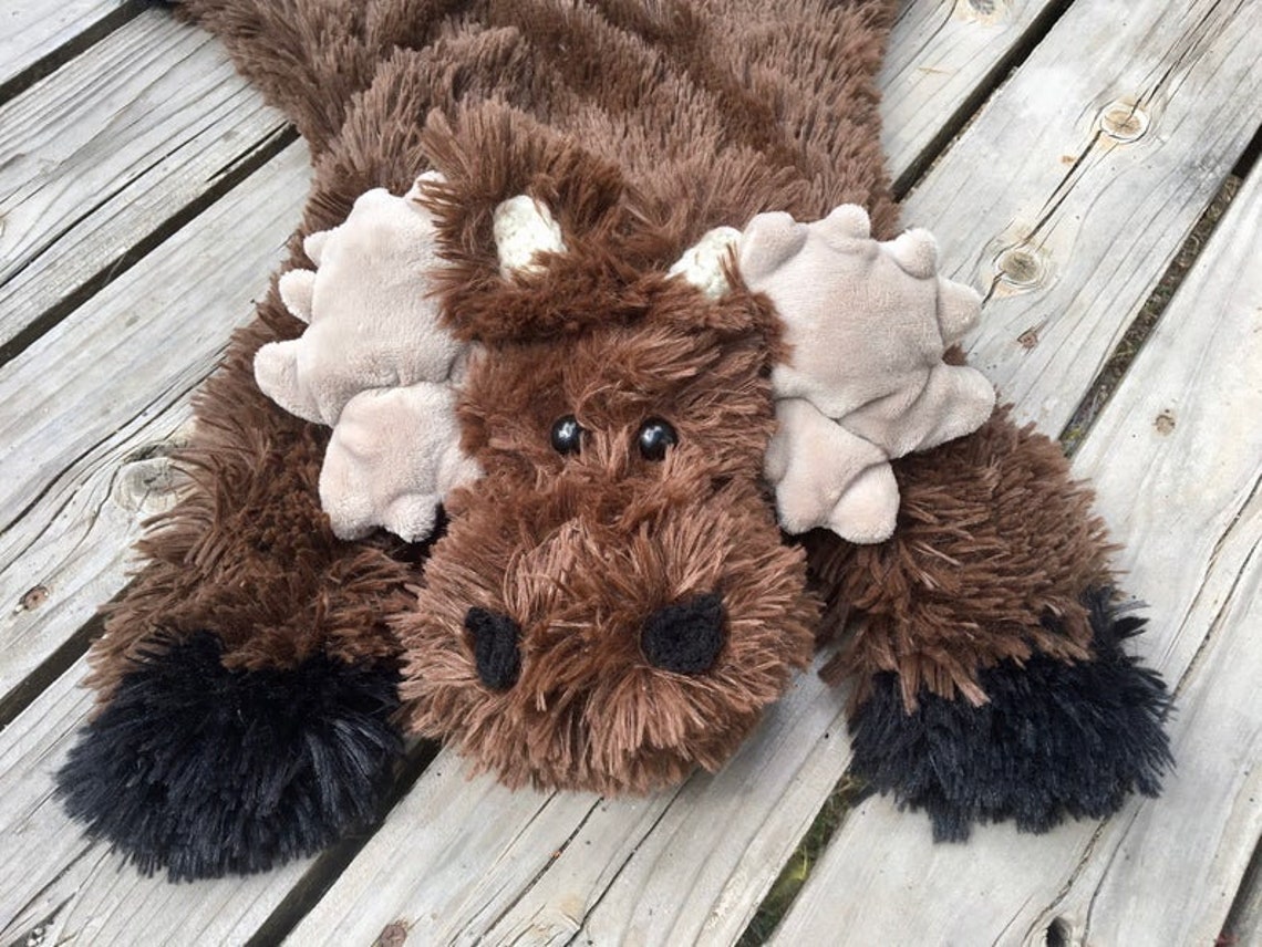 Moose Rug Medium Size Woodland Nursery Minky Blanket Boy - Etsy