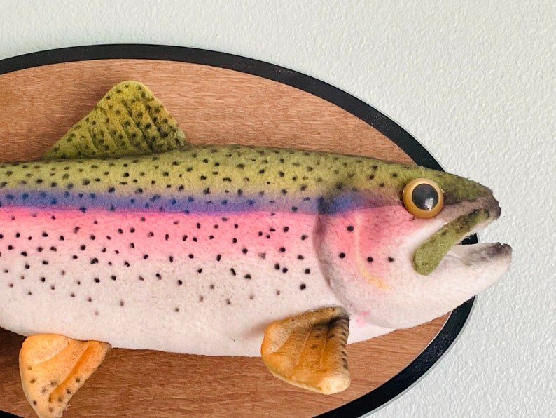 Plush Bass Wall Mount: Faux Taxidermy Nursery Decor - Etsy