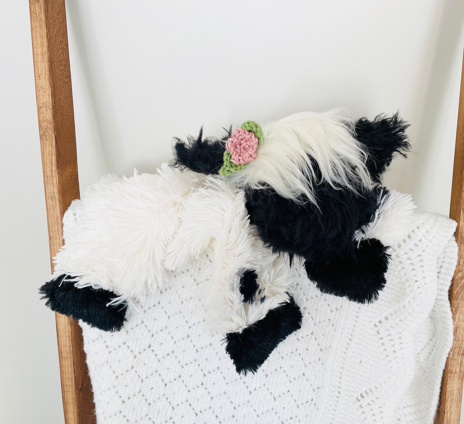 Mini Lamb Lovey - Valais Black Nosed Sheep Lovey - by Jojo Boo - Etsy