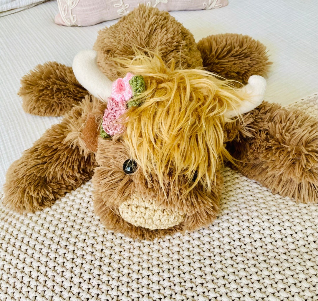 Highland Cow Plush: Super Soft Stuffed Animal Nursery Decor - Etsy