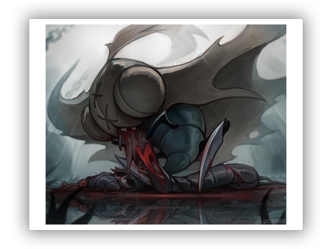 Hollow Knight: Silksong Moorwing Original Art Print - Etsy New Zealand