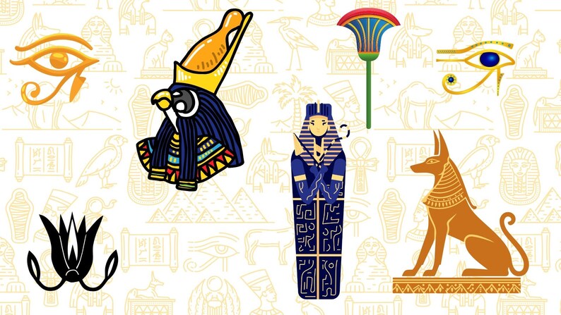 Egypt Clip Art, Ancient Egypt Clipart, Travel Clipart, Egyptian Clip ...