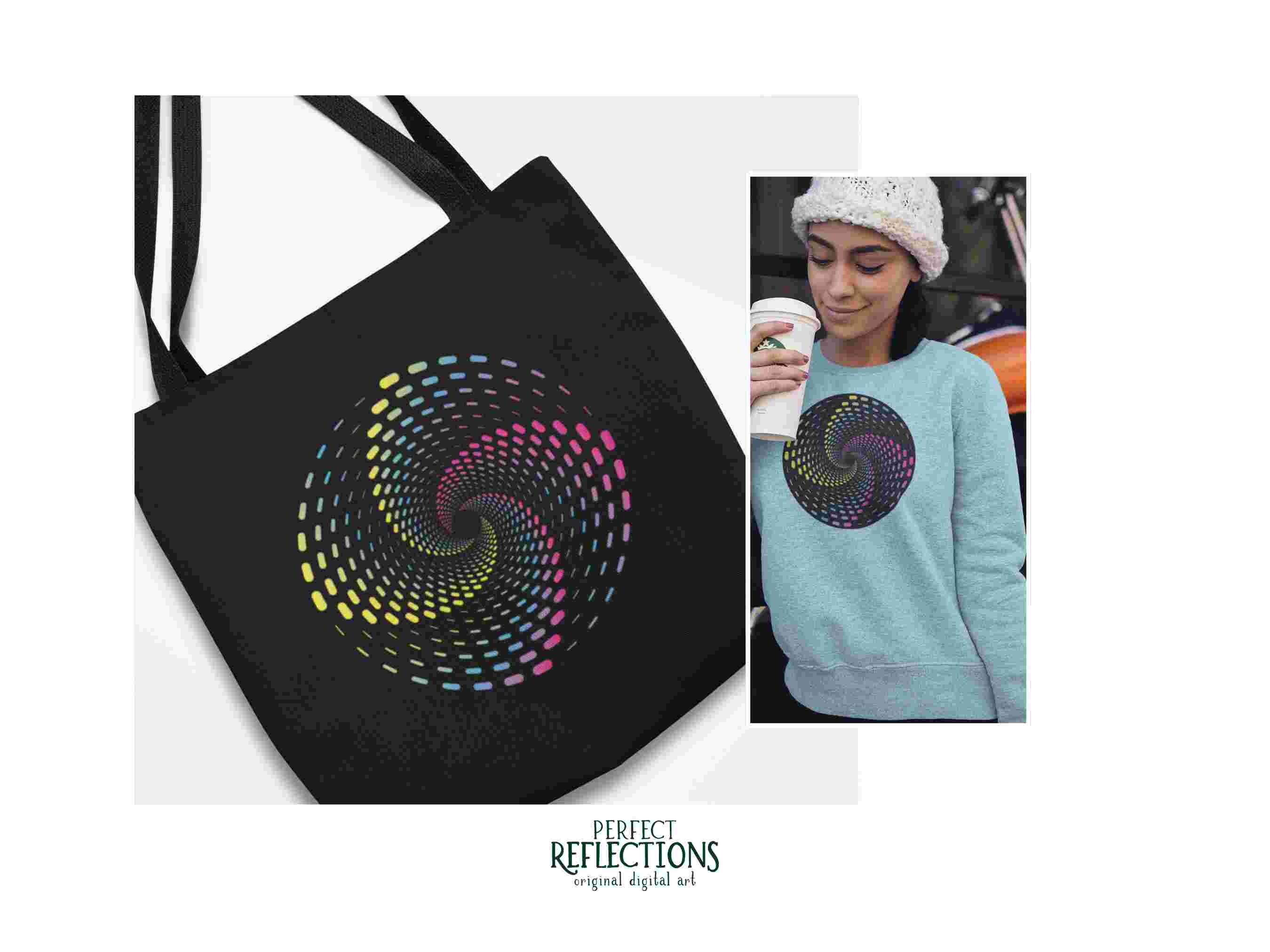 Hypnotic Spiral PNG – Zen Vortex Trippy Sublimation Design | Instant ...