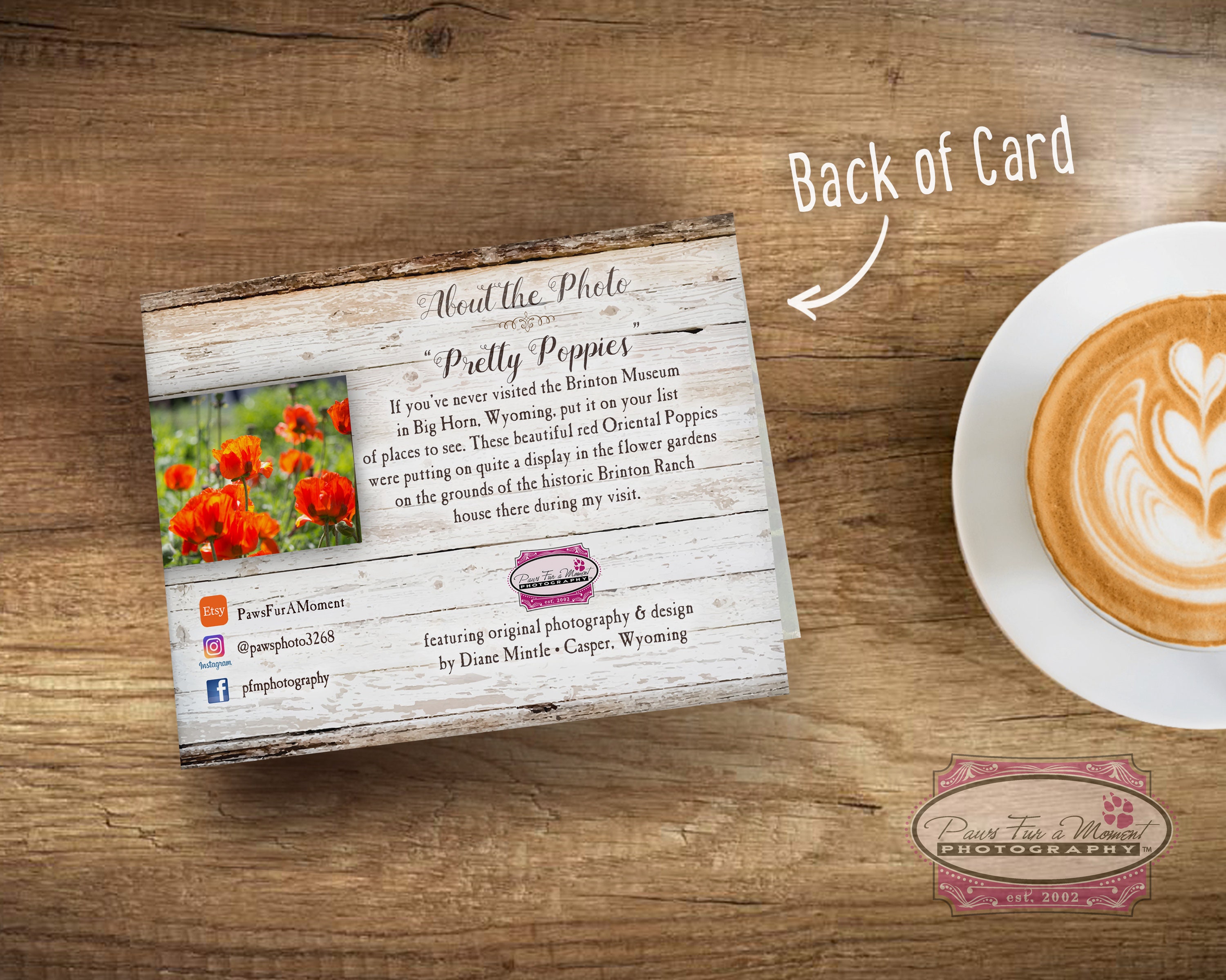 Poppy Note Card Red Poppies Red Flowers Gardening Note - Etsy UK