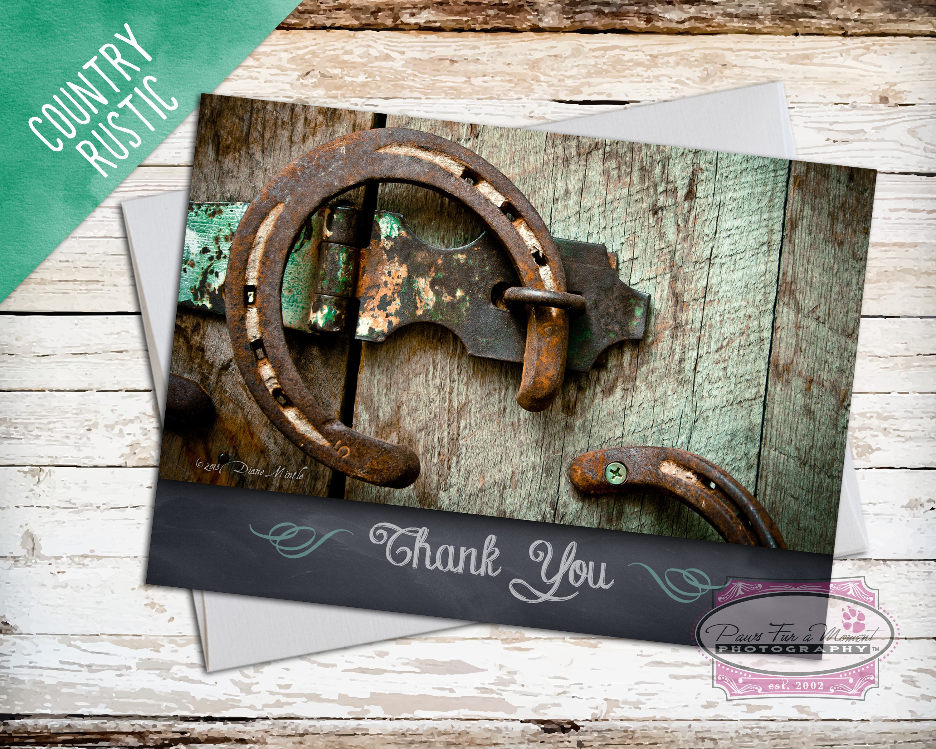 Western Thank You, Country Thank You, Country Style Card, Rustic Thank ...