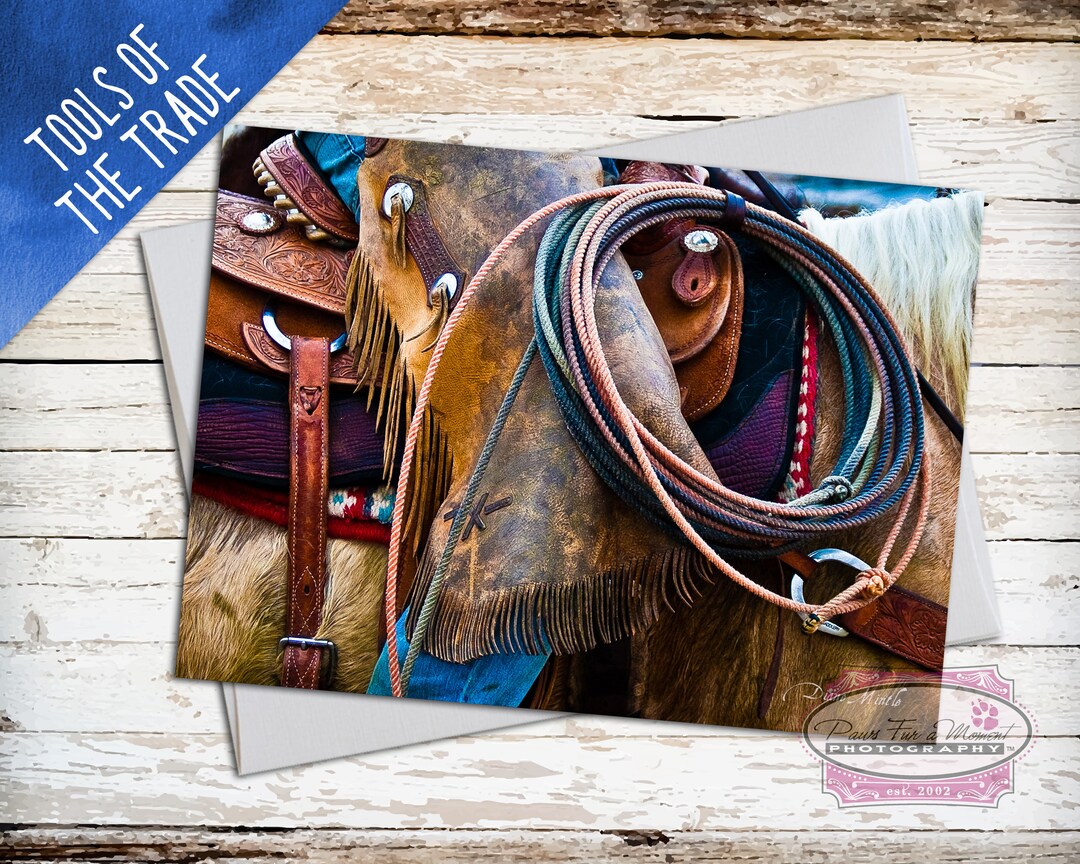 Cowboy Note Card, Rodeo Note Card, Western Chaps, Wyoming Card ...