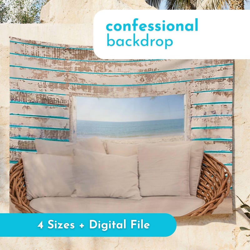Love Island Confessional Backdrop - Etsy