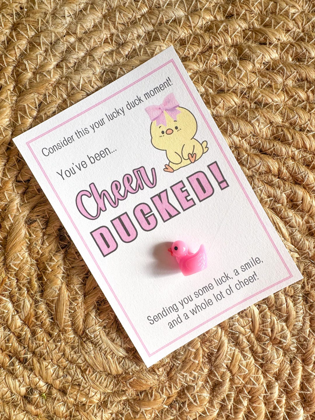 CHEER DUCKED | 10 Tiny Cheer Ducks, Cheer Spirit Ducks, Cheer Gift ...