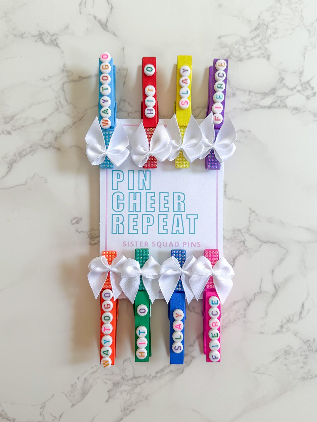CHEER SPIRIT | 8 Cheer Pins, Cheer Spirit Pins, Cheer Gift, Cheerleader ...