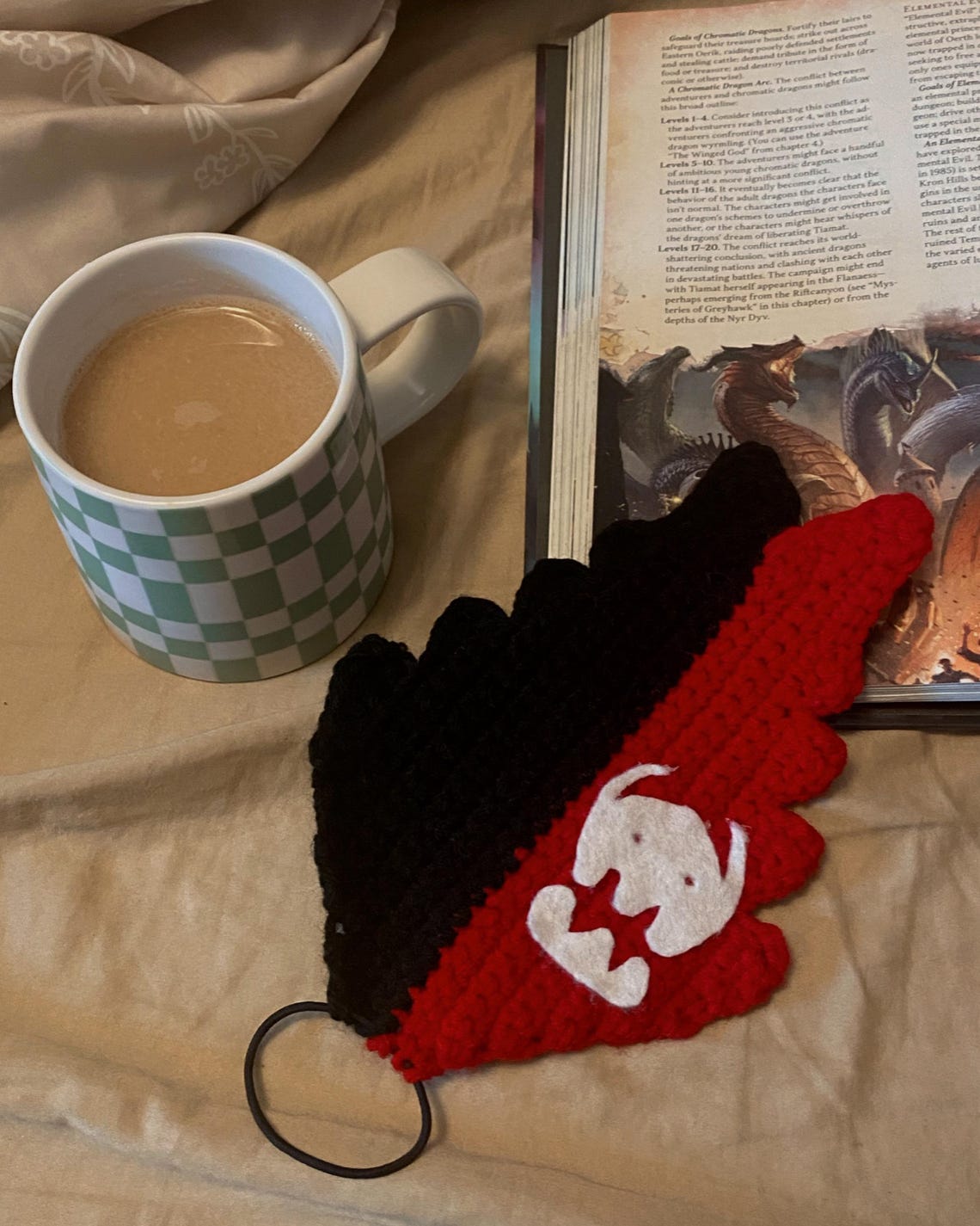 Dragon Tail Hair Tie - Handmade, Crochet Unique Httyd Accessory - Etsy