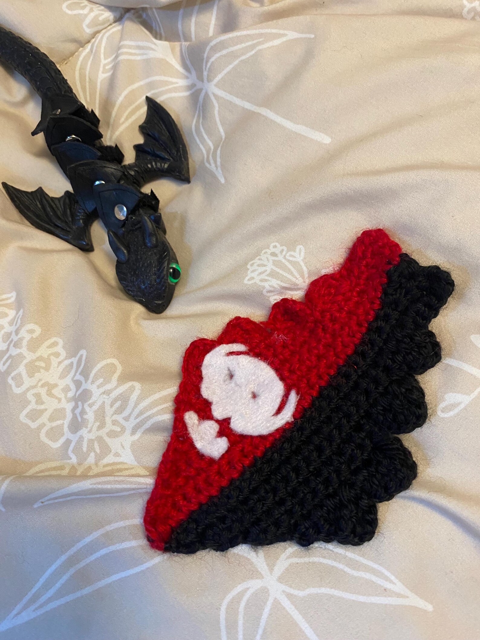 Dragon Tail Hair Tie - Handmade, Crochet Unique Httyd Accessory - Etsy