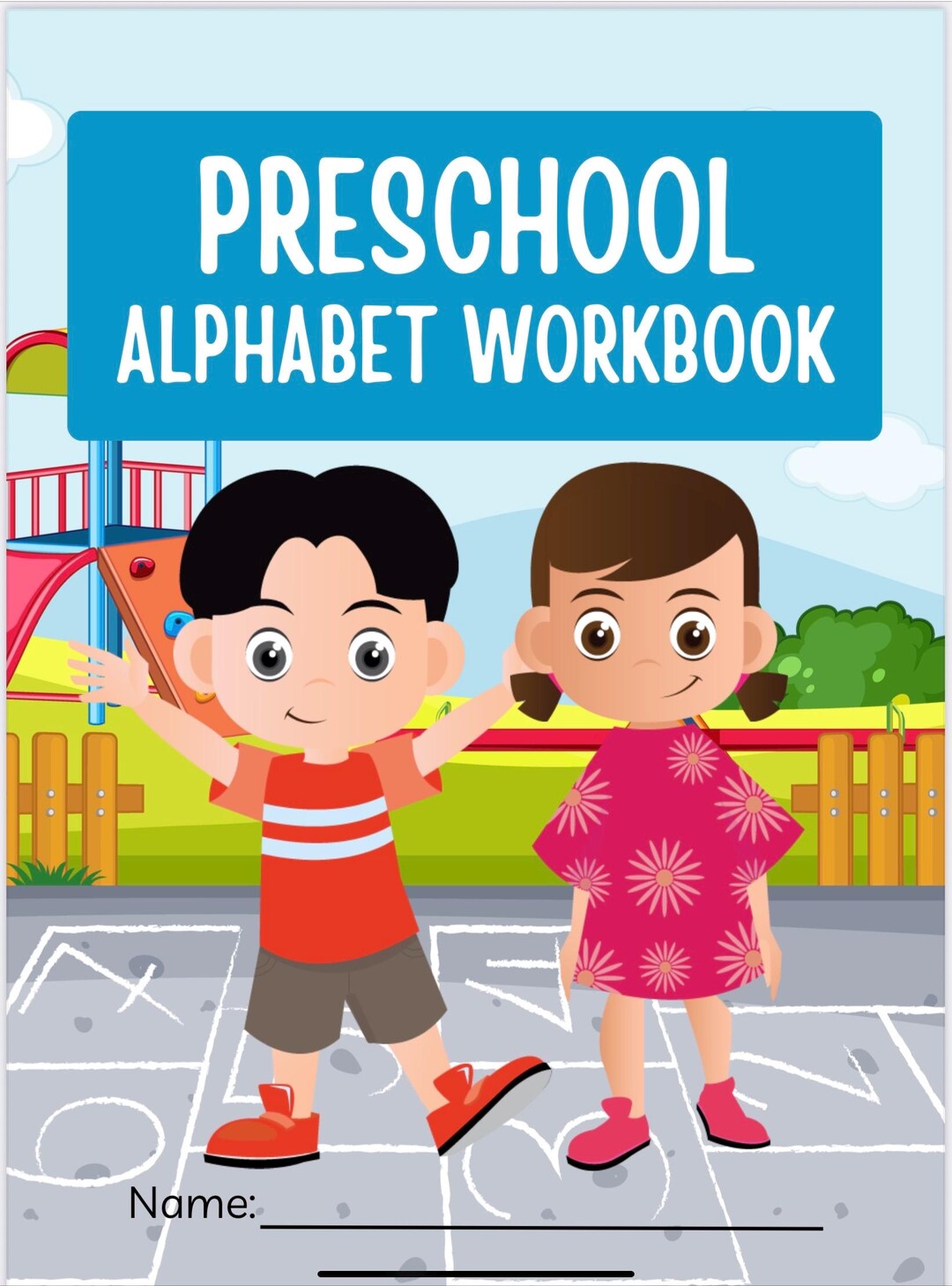 Preschool Alphabet Workbook Printable | ABC Letter Tracing, Handwriting ...