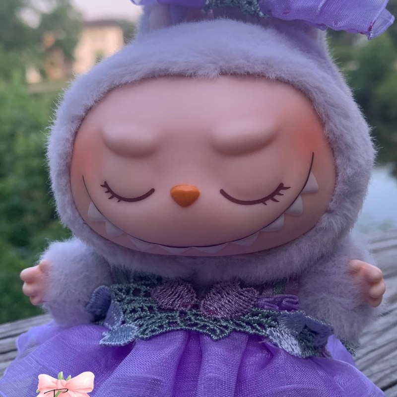 Purple Labubu Plush - Etsy UK