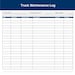 Truck Maintenance Log and Driver Checklist Bundle | Printable and ...