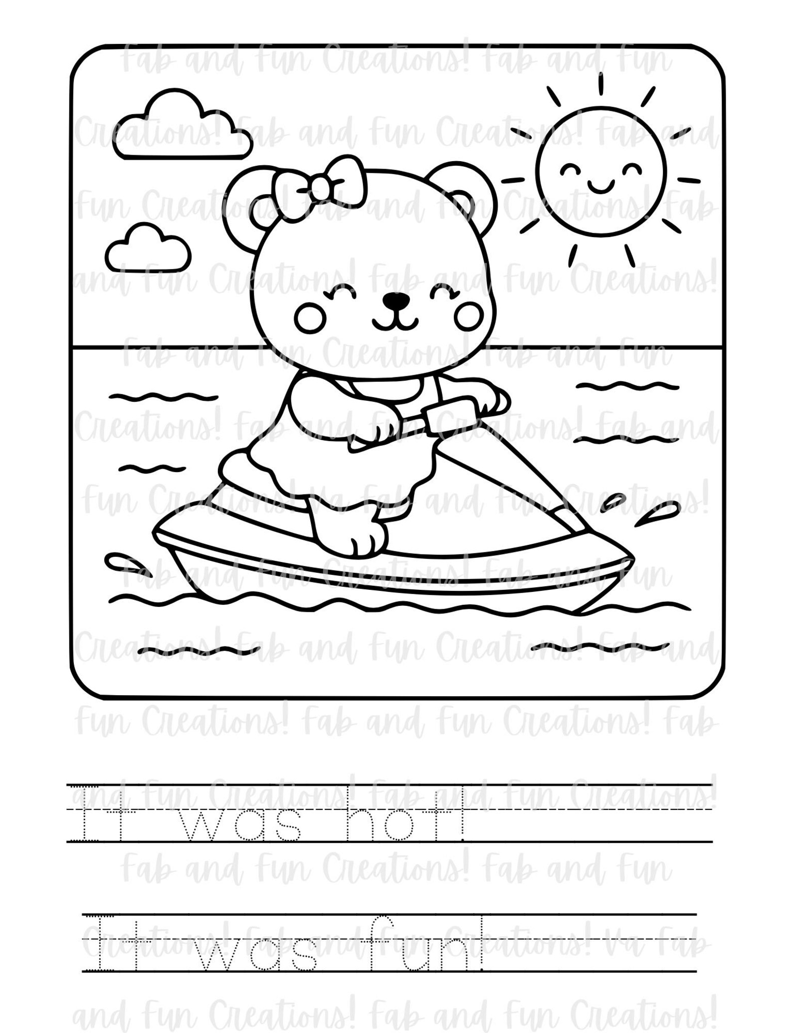 Printable Sight Word Coloring, Kids Activity, Learn to Read ...
