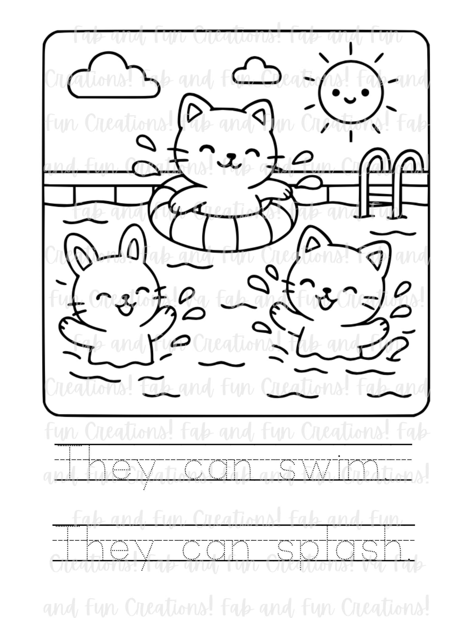 Printable Sight Word Coloring, Kids Activity, Learn to Read ...