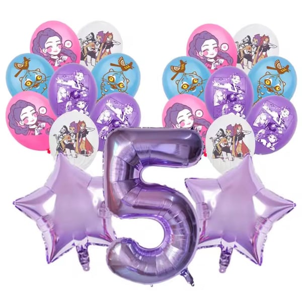 Kpop Demon Hunter Balloons - Etsy