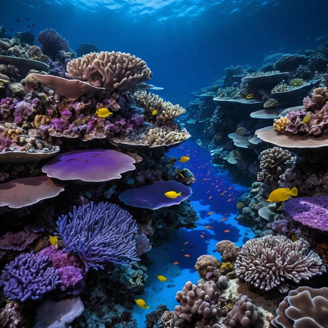 The Twilight Reefs – 5 Digital Art Scenes of Glowing Coral Reefs ...