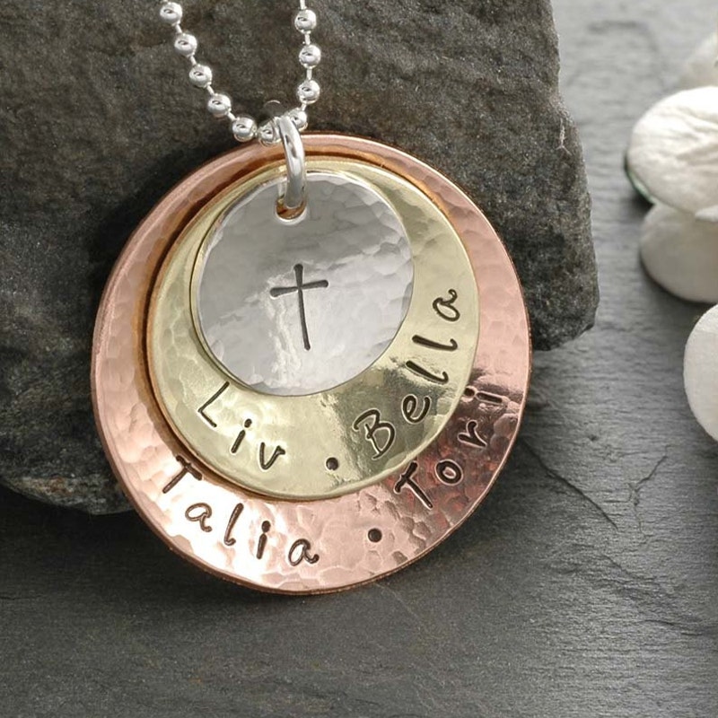 Stacked Necklaces Copper - Etsy