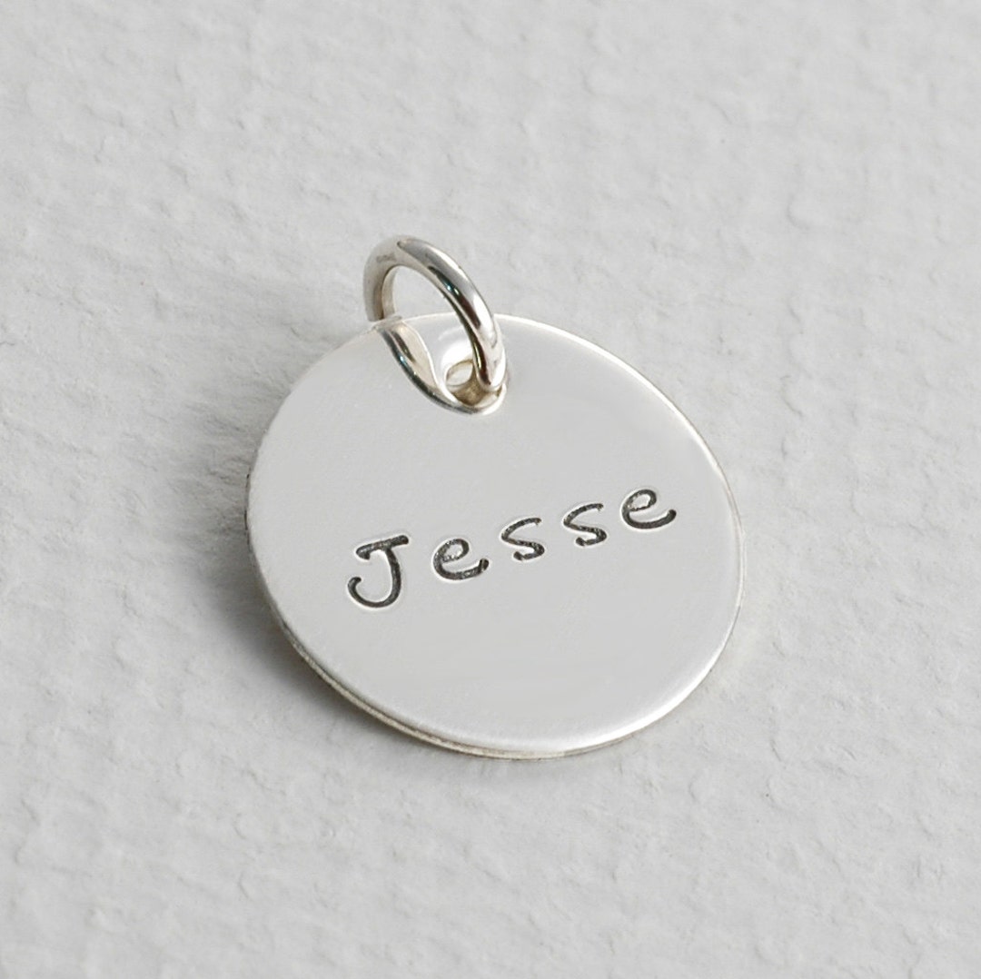 5/8 Inch Silver Round Disc - Double Sided - Etsy