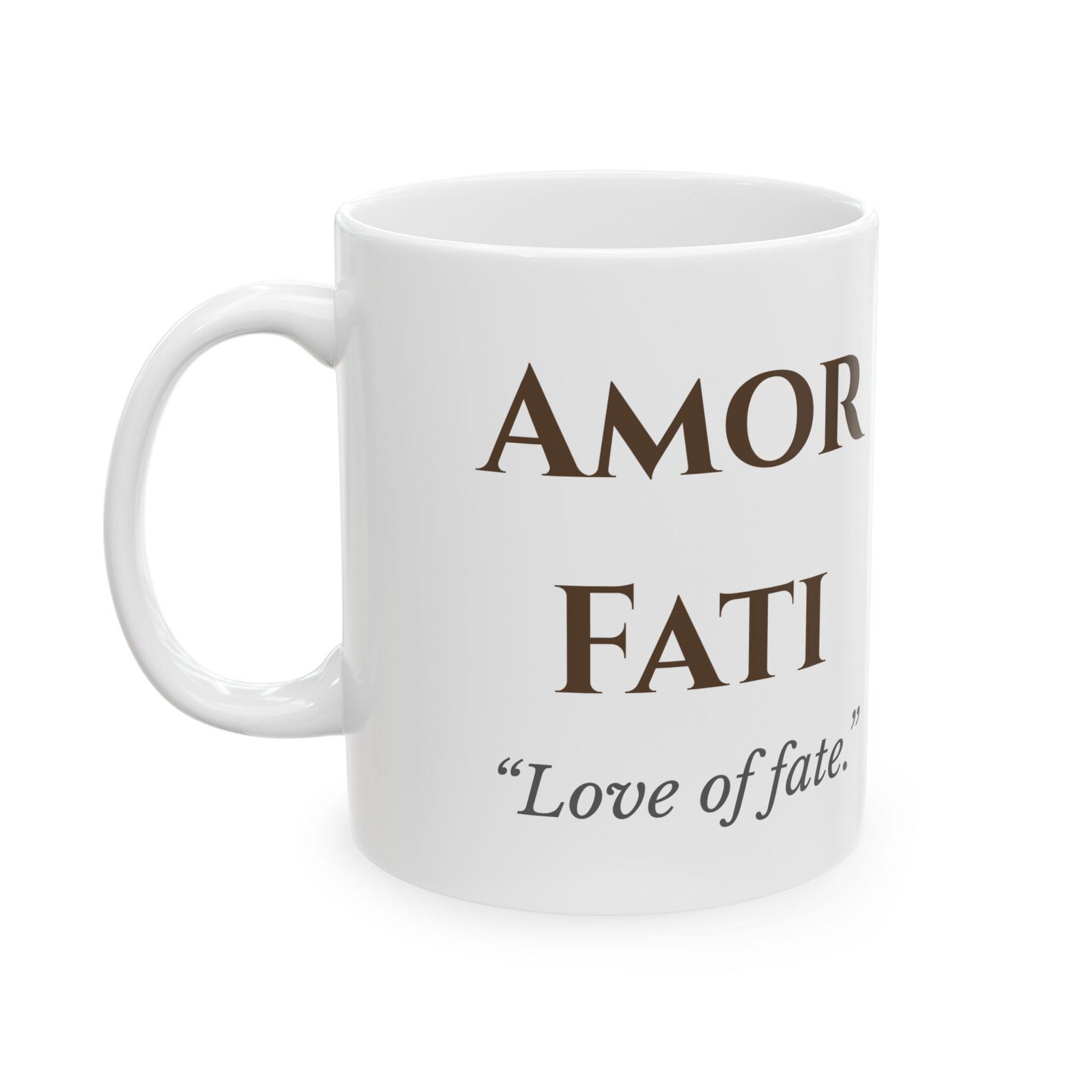 Amor Fati Latin Mug: Love of Fate | Stoic Philosophy Gift, Resilience ...