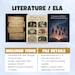 Literature Classroom Posters Printable Set Gift English Teachers ...