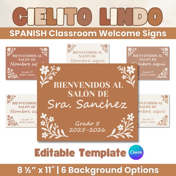 Spanish Welcome Sign - Etsy