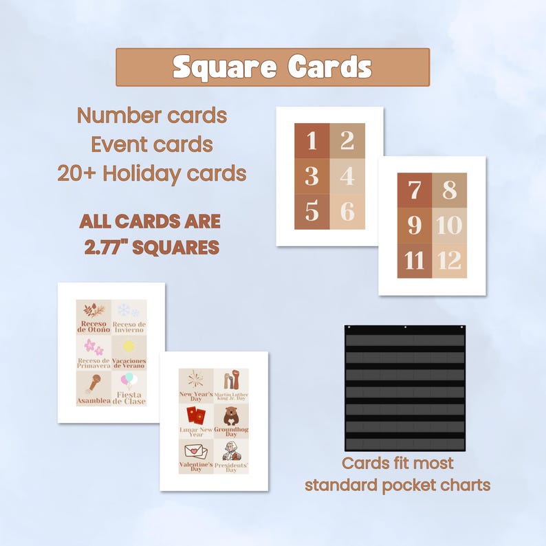 Bilingual Classroom Calendar Bundle Printable PDF English Spanish ...