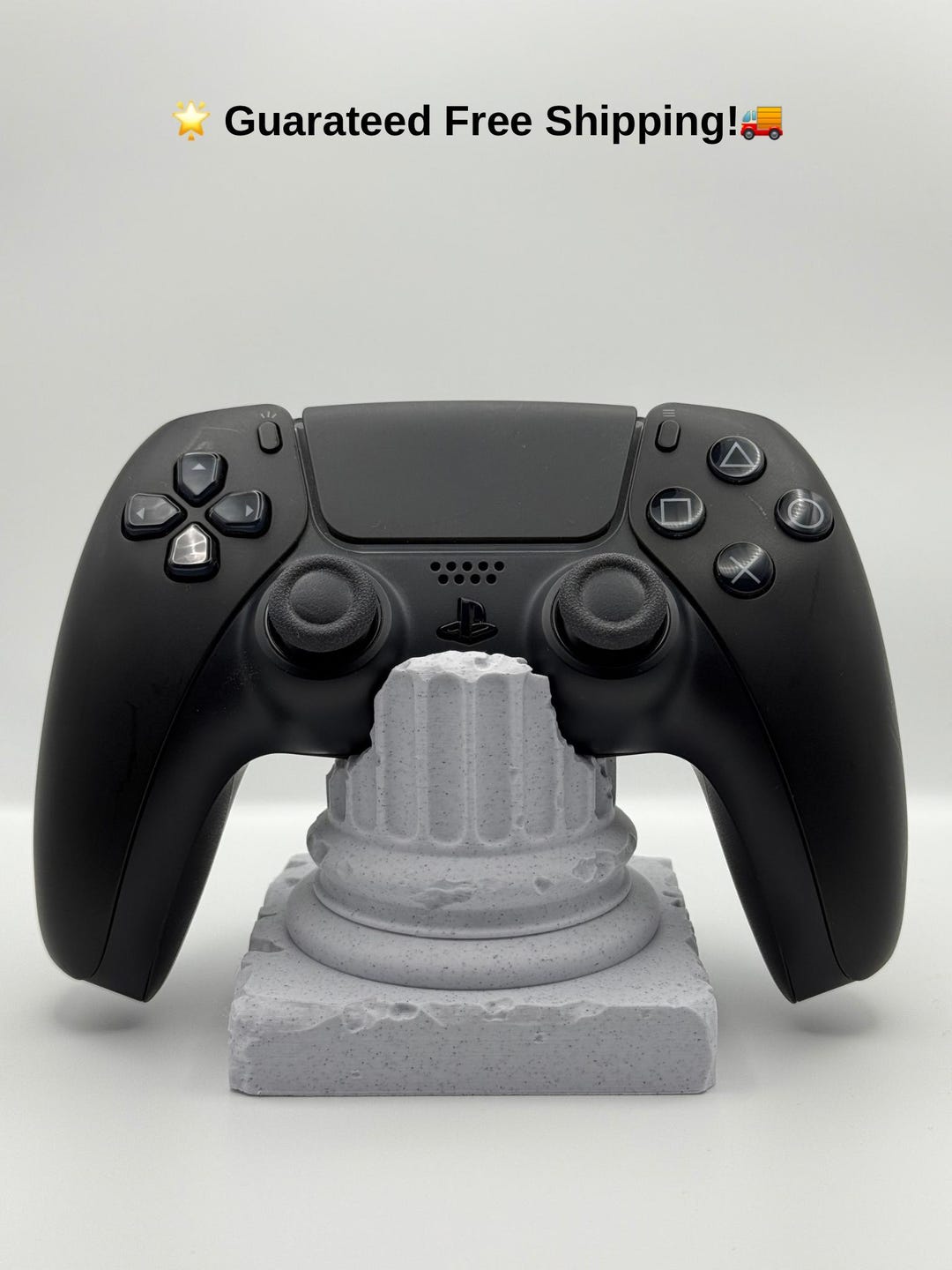Greek Column PS5 Controller Stand – Marble Gaming Desk Accessory, Gamer ...