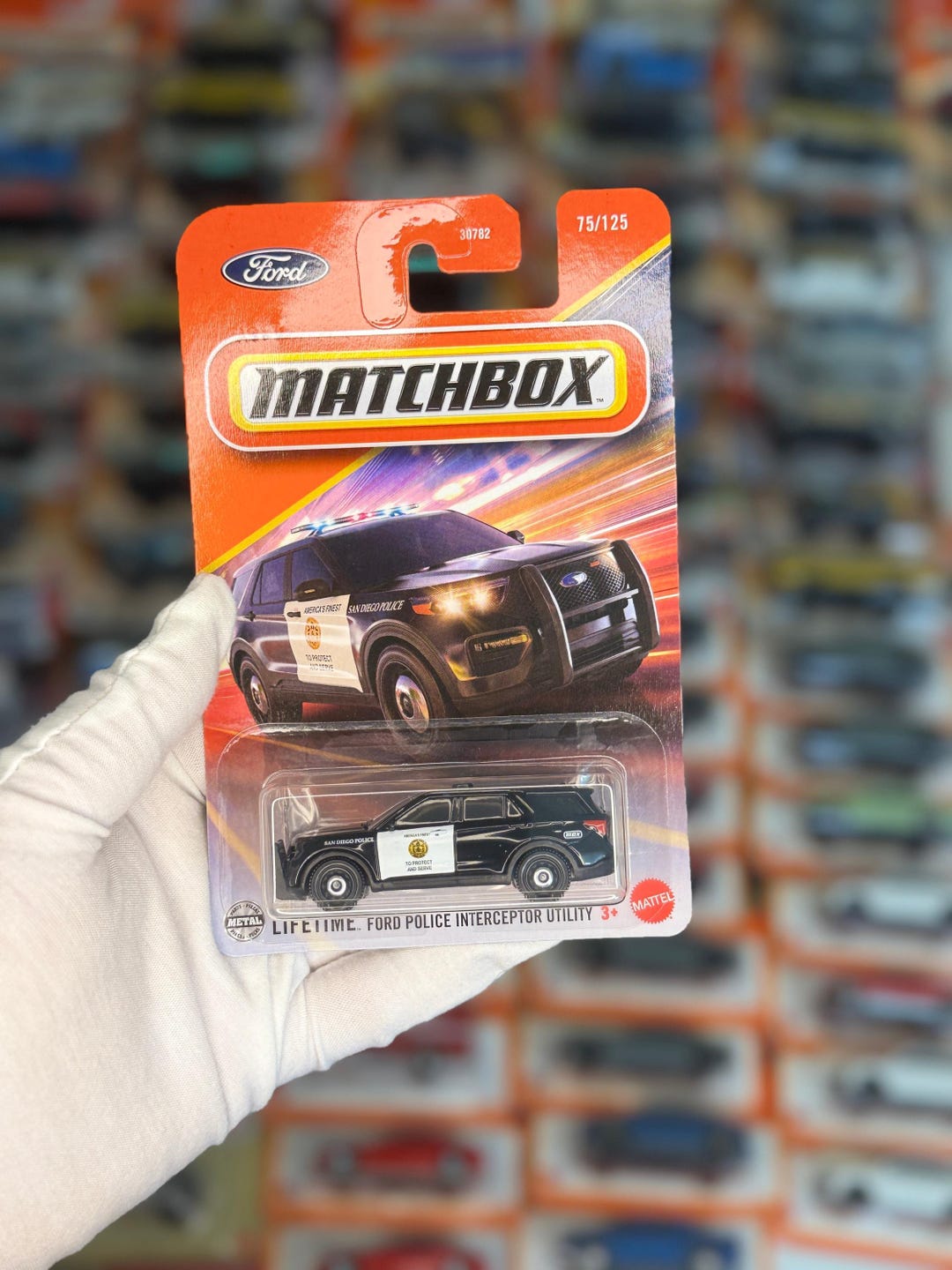 Mode Police Car - Ford Police Interceptor Utility - Matchbox Diecast ...