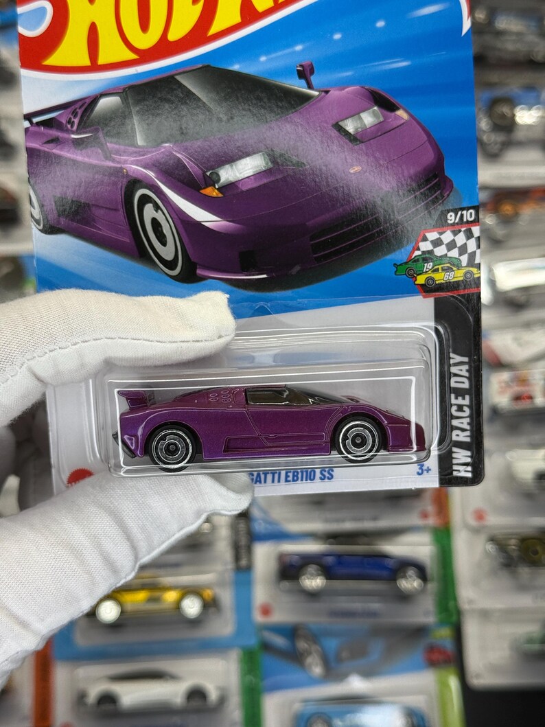 Bugatti EB110 SS Model Car – Hot Wheels Rare Collectible 90s Supercar ...