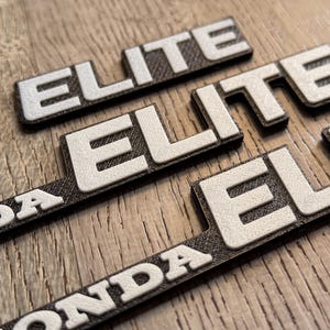Honda Elite 3D Printed Emblem Set – Scooter Badges for Standard ...
