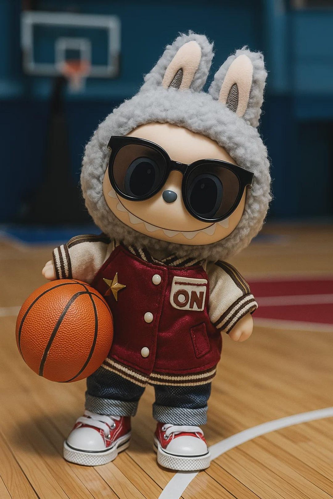 Baseball Labubu Doll Outfit | Street Style Photographer Costume With ...