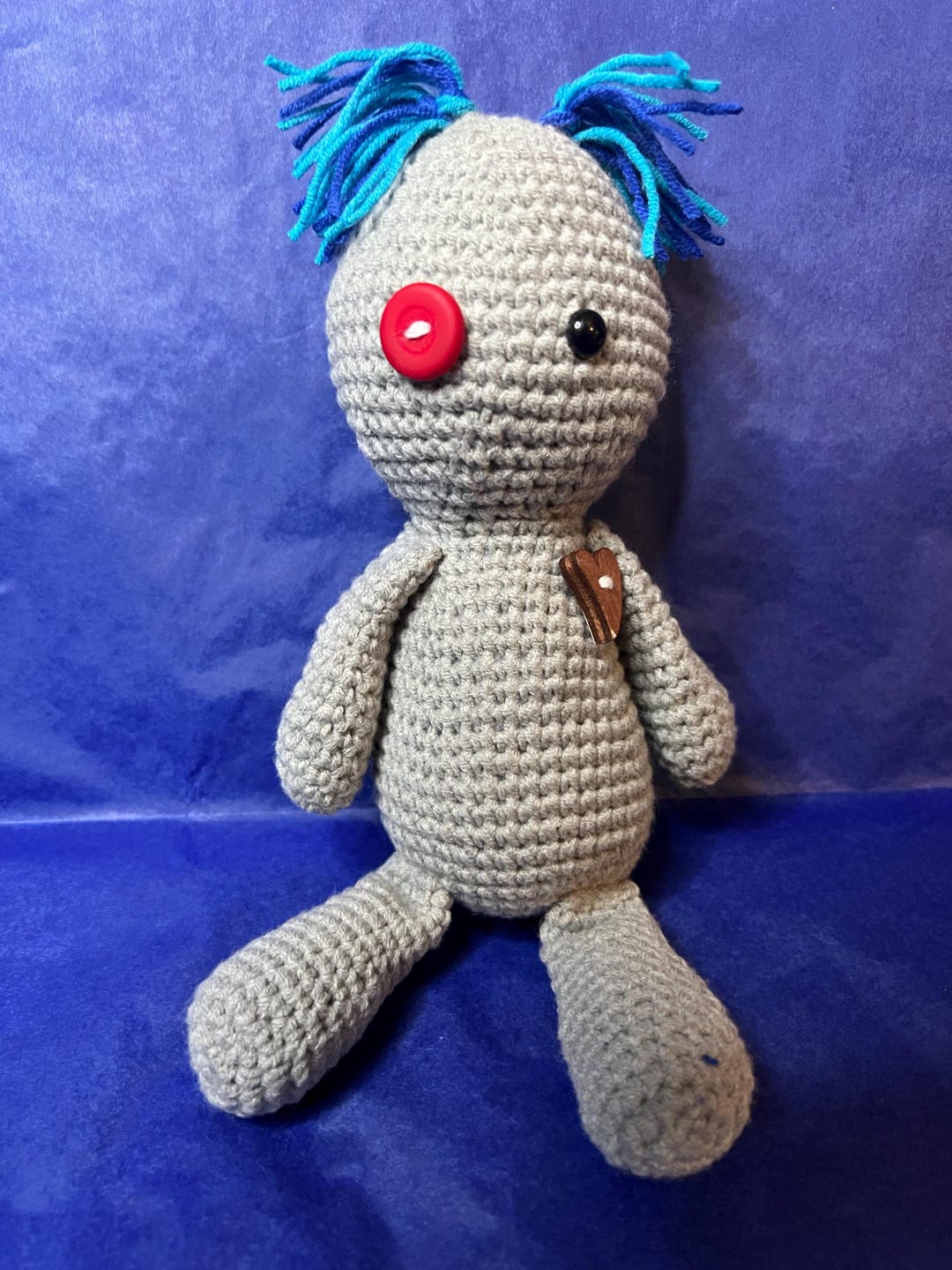 Crocheted Sensory Therapy Doll: Crinkle Arms, Weighted Legs, Memory ...