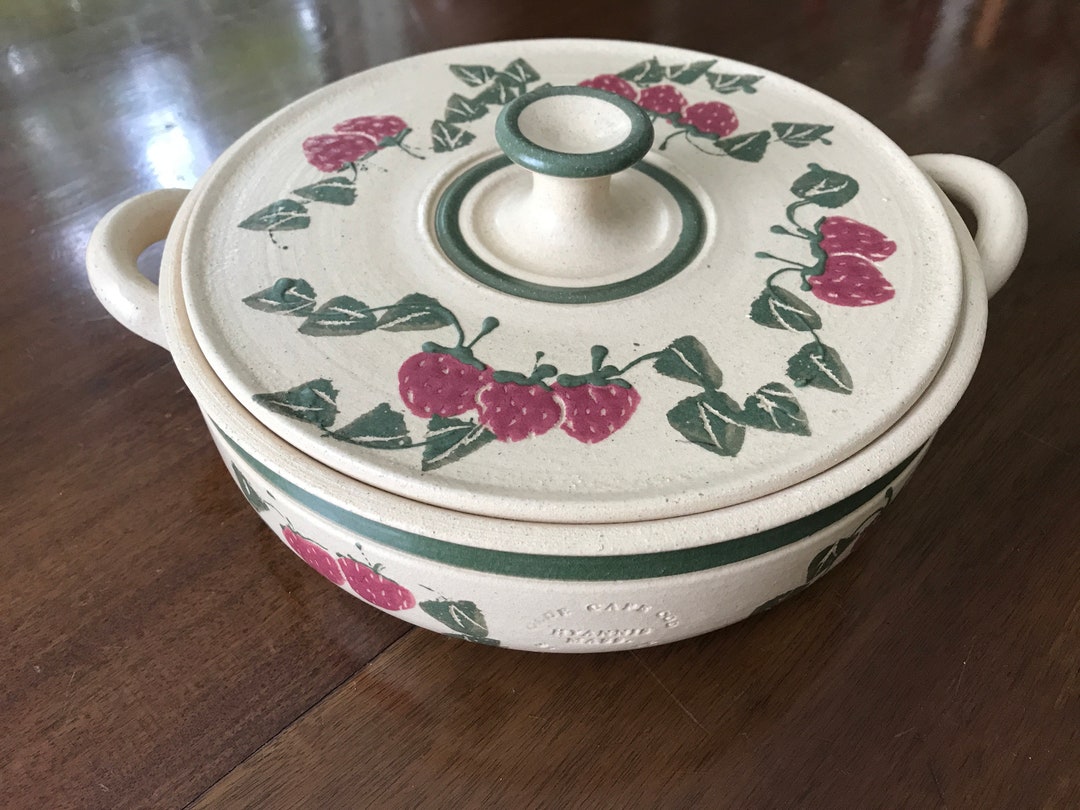 Olde Cape Cod Vintage New England Stoneware Dutch Oven Pot With ...