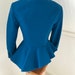 Yves Saint Laurent Runway Peplum Jacket in Teal, FR 38/US6 - Etsy