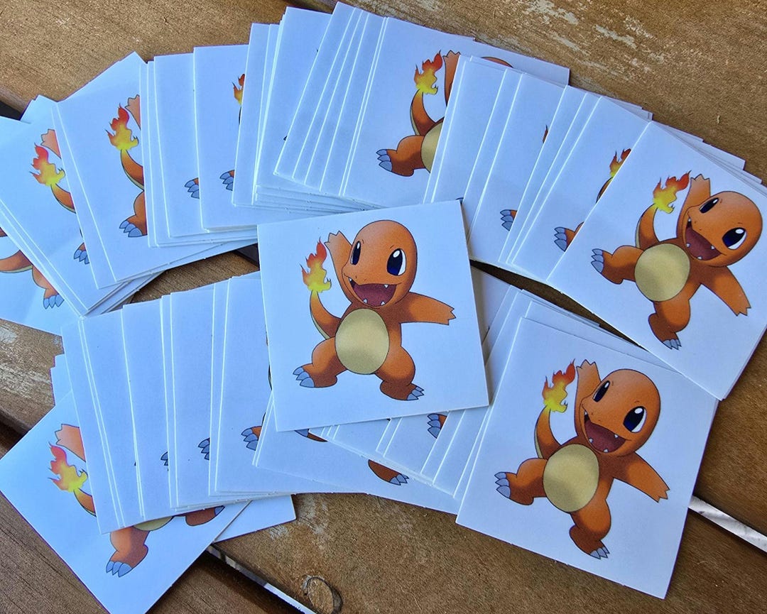 Charmander Stickers- Pokémon - Etsy