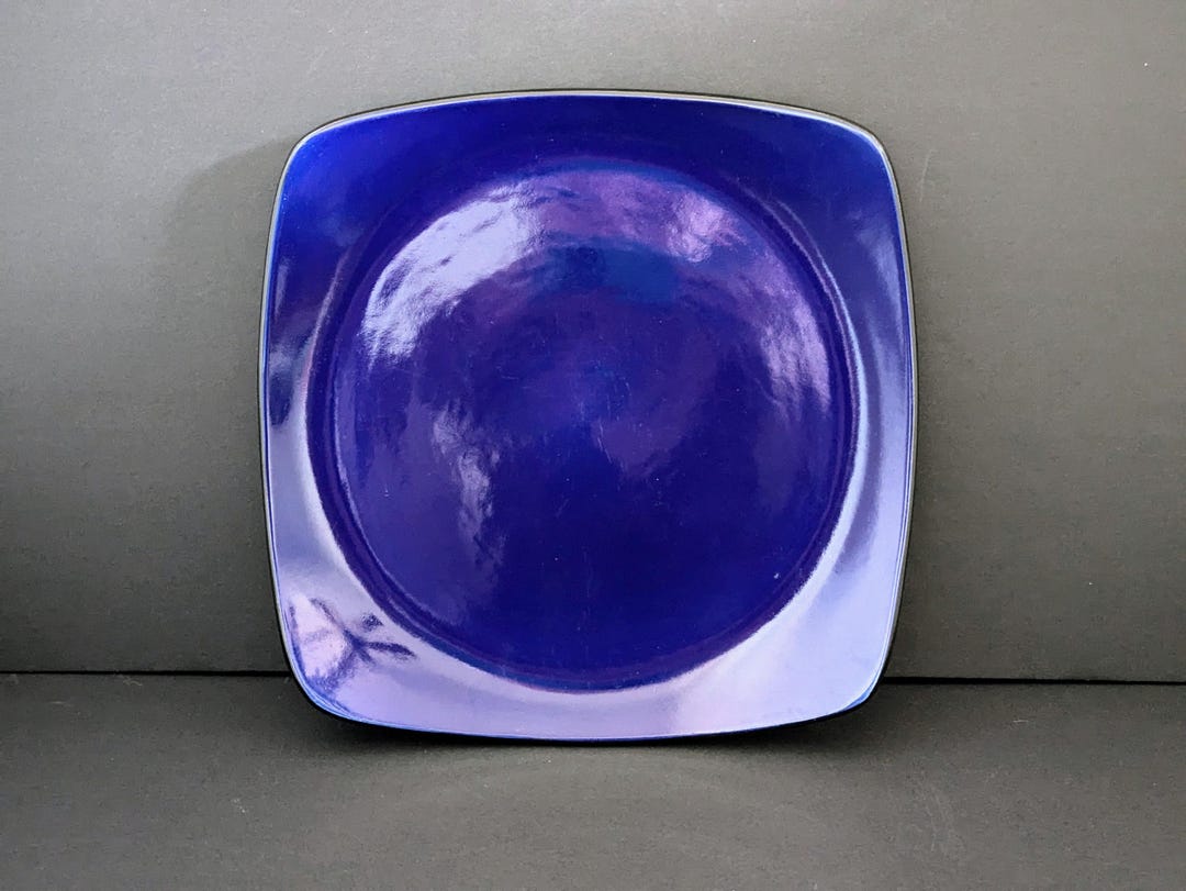Corelle Hearthstone Dinner Plates - Indigo Blue Stoneware | Sold ...