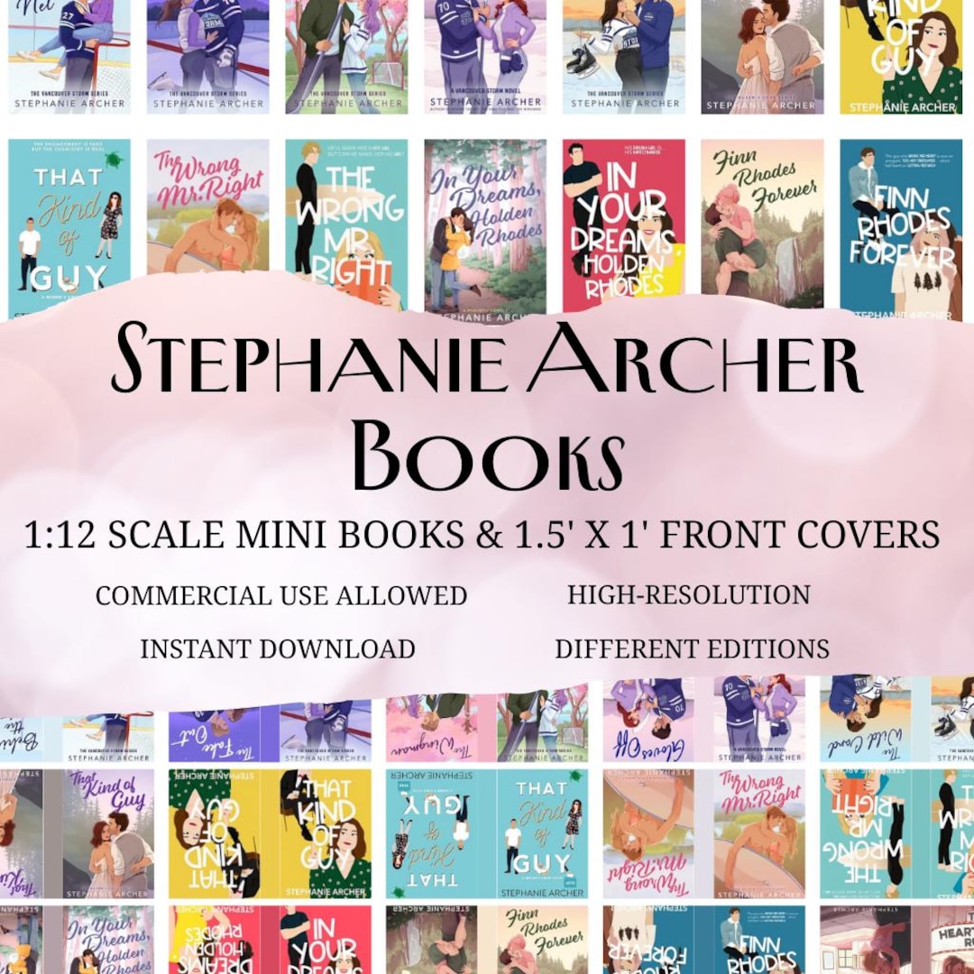 Stephanie Archer Mini Books & Posters - 1:12 Scale (digital Download ...