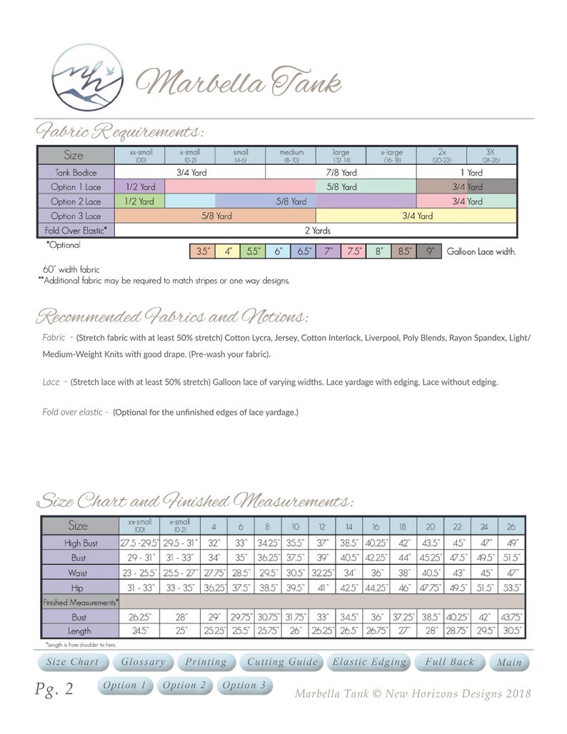 Marbella Tank Pattern - Etsy